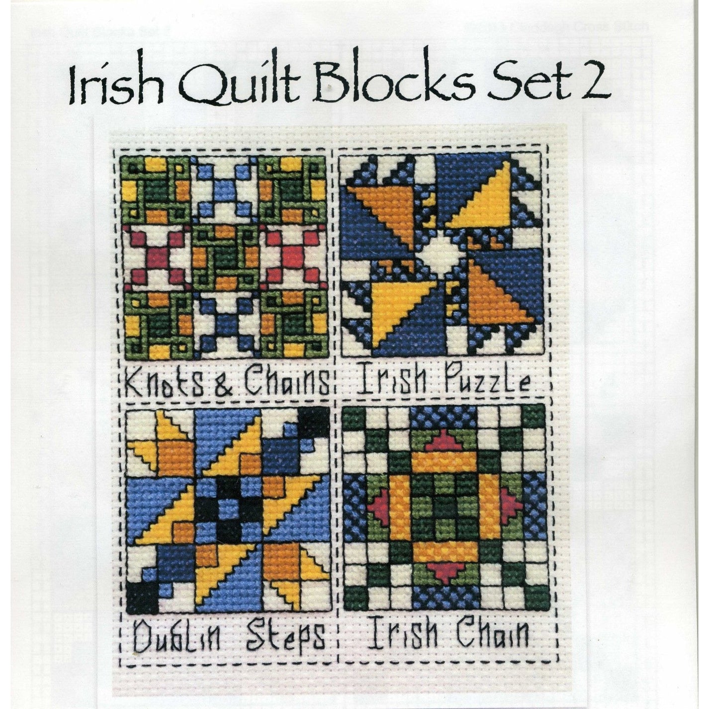 Claddagh Cross Stitch Irish Quilt Blocks Set 2 – Celtic Craft Shop