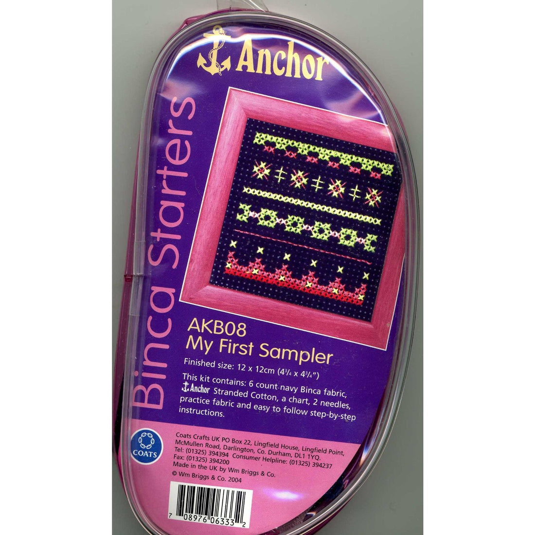 Binca Beginner Cross Stitch Kit My First Sampler – Celtic Craft Shop