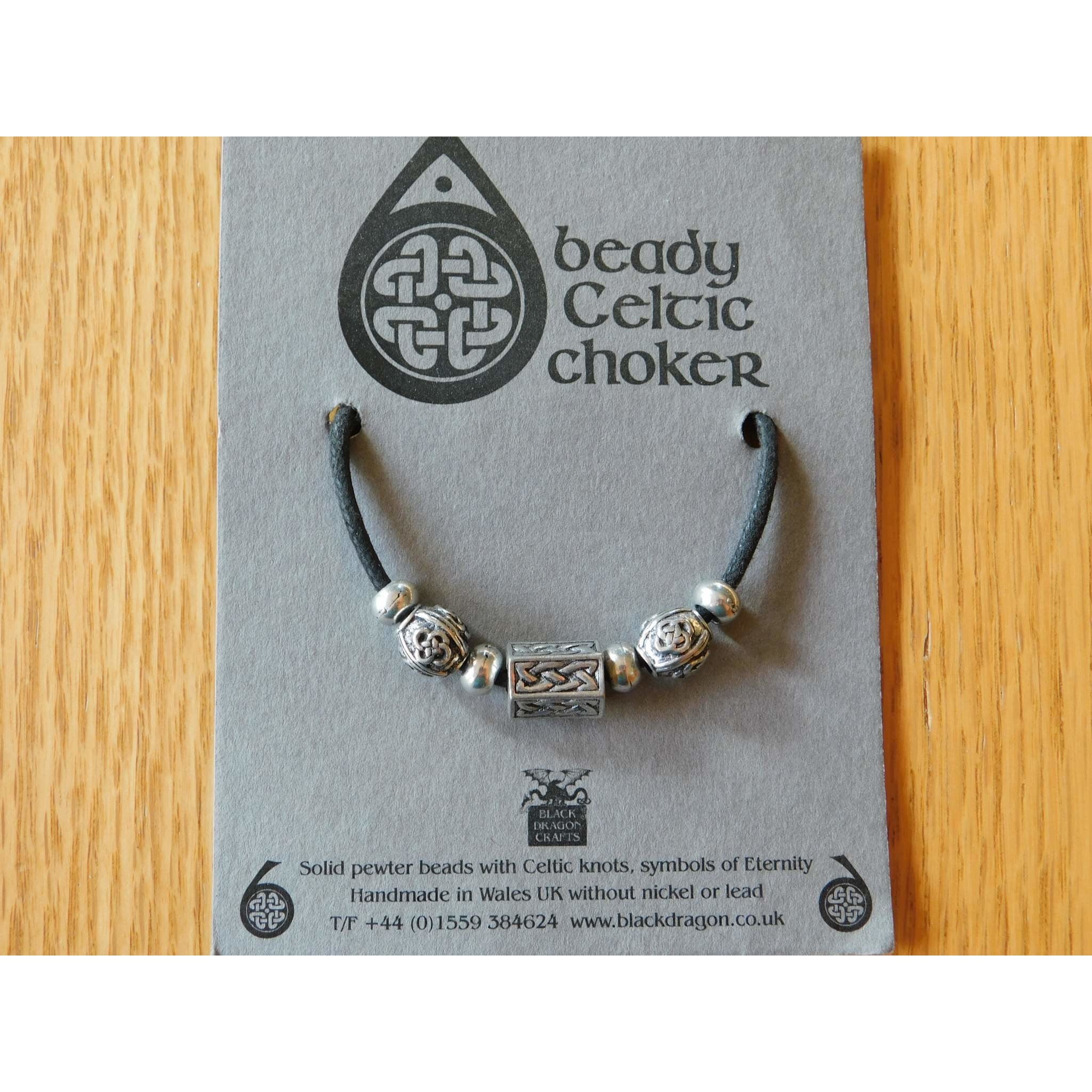 Celtic Pewter Bead Necklace Choker Hexi Ball – Celtic Craft Shop