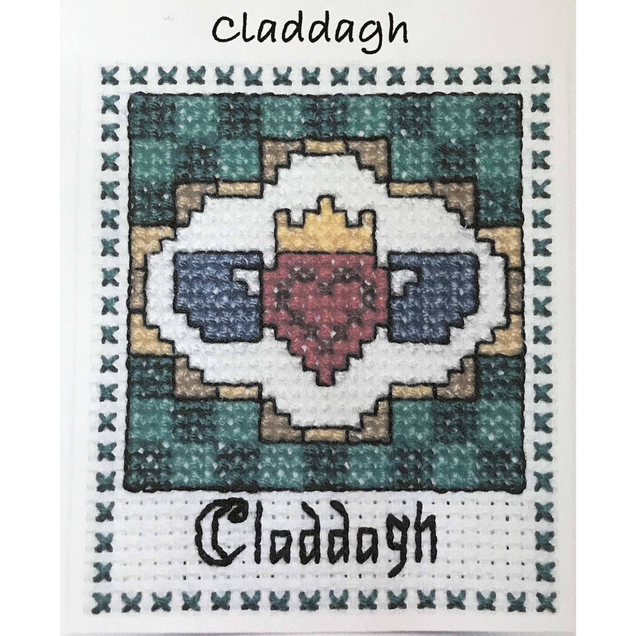 Claddagh Cross Stitch - Claddagh - Cross Stitch Kit – Celtic Craft Shop