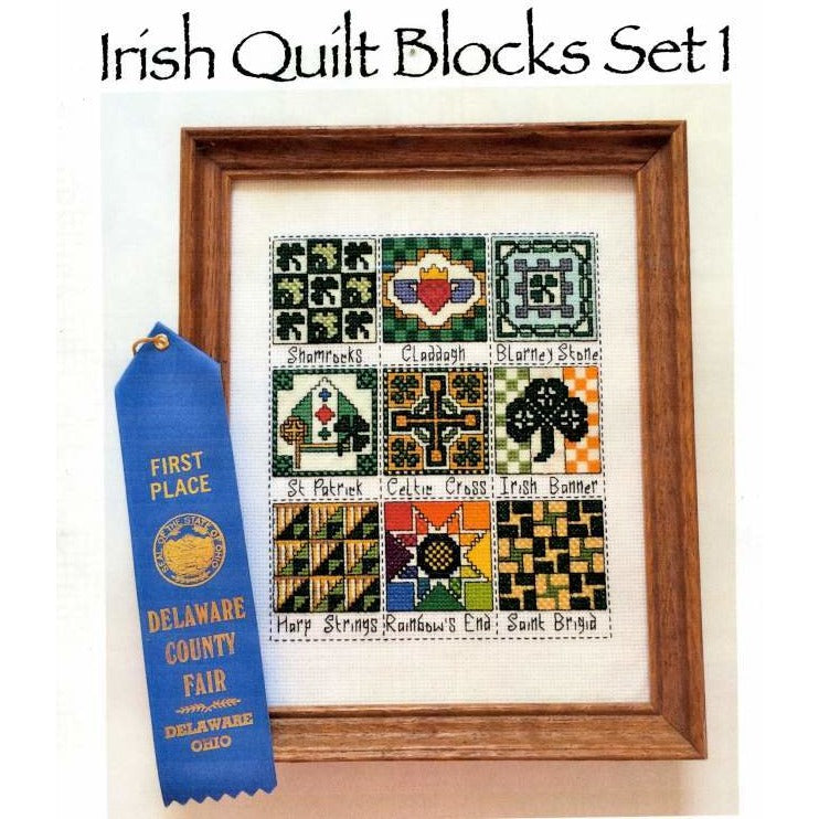 Claddagh Cross Stitch Irish Quilt Blocks Set 1 Collection – Celtic ...