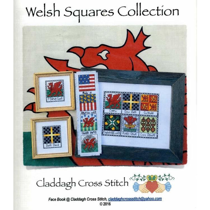 Claddagh Cross Stitch Welsh Squares Collection – Celtic Craft Shop